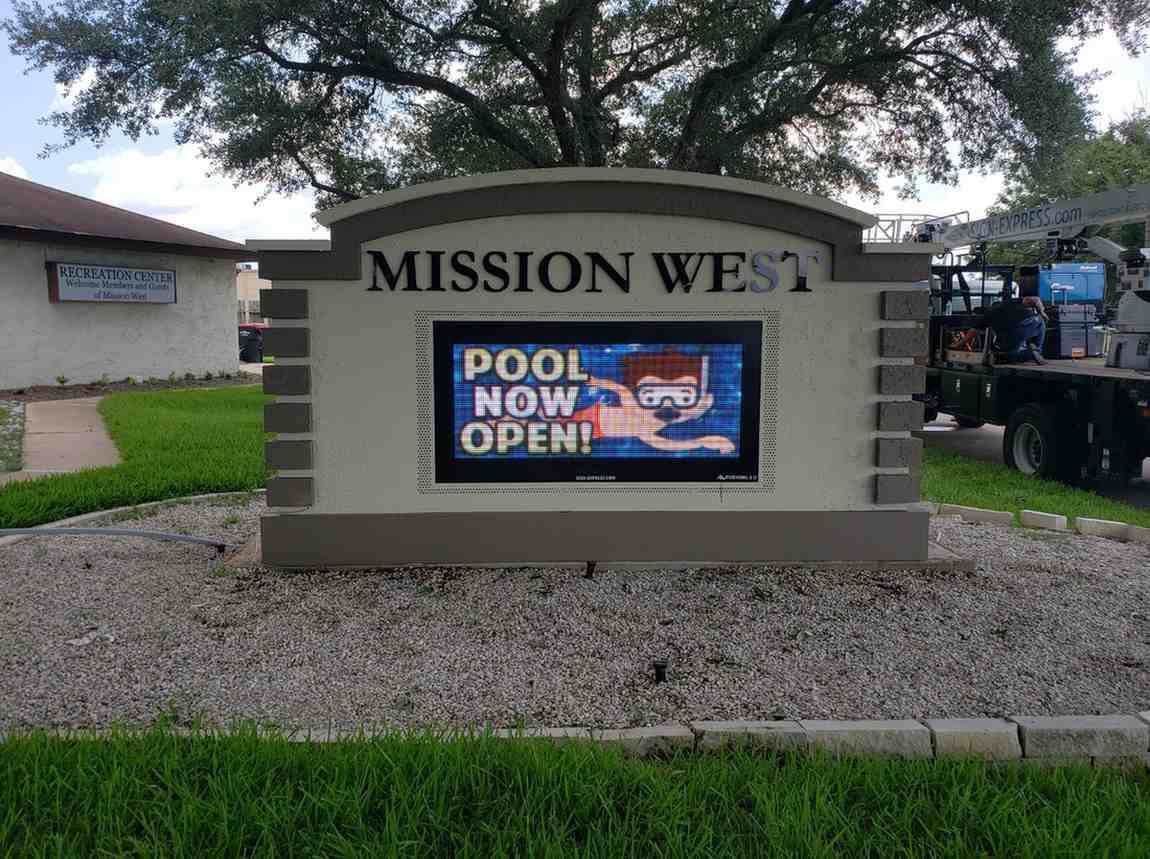 Custom Brick, Stone, Stucco, Monument Signs - Sign-Express